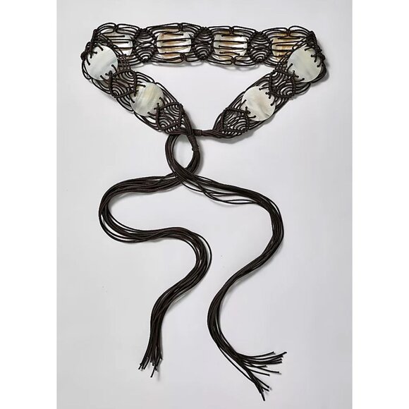 Free People | Accessories | Free People Saltwater Fringe Wrap Belt ...